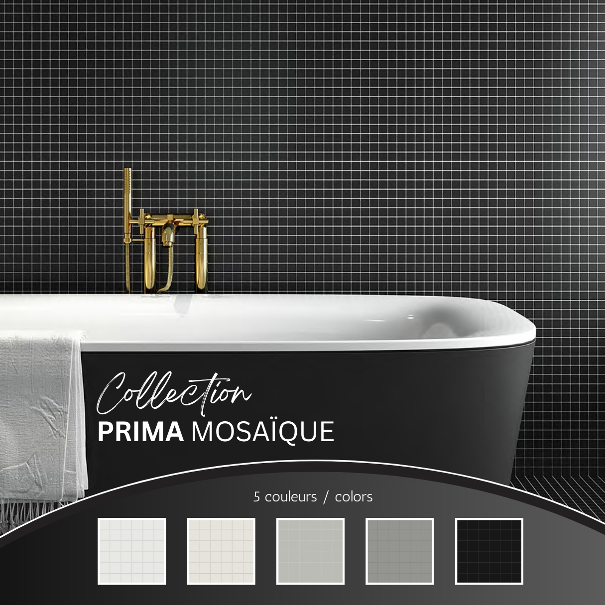 Prima collection - plain mosaic – Céramique l'Entrepôt