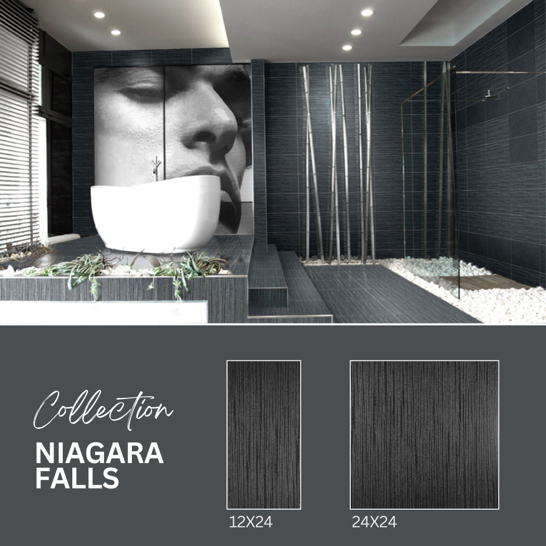 Niagara falls - Céramique effet texturé – Céramique l'Entrepôt
