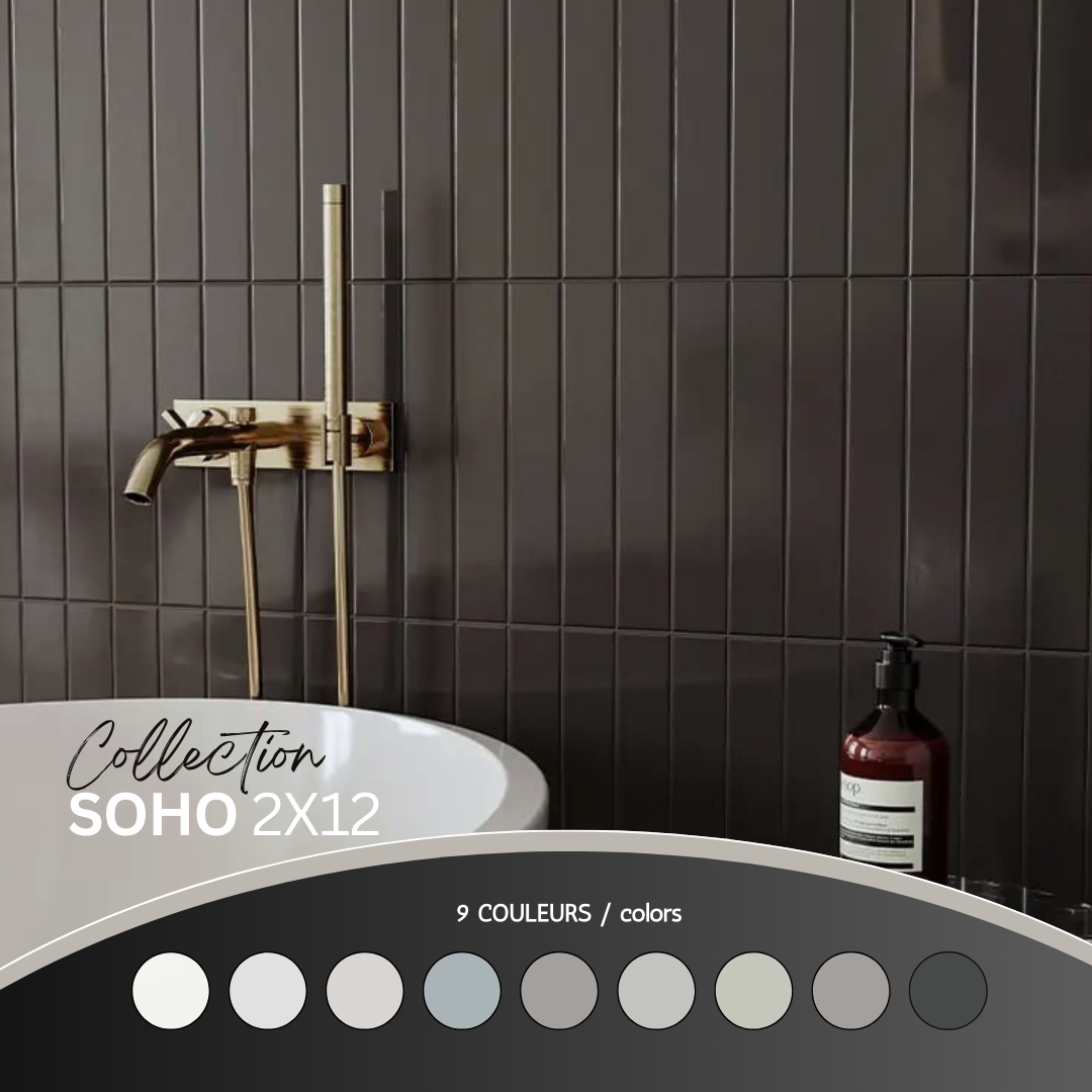 Soho collection - wall tile 2x12 – Céramique l'Entrepôt