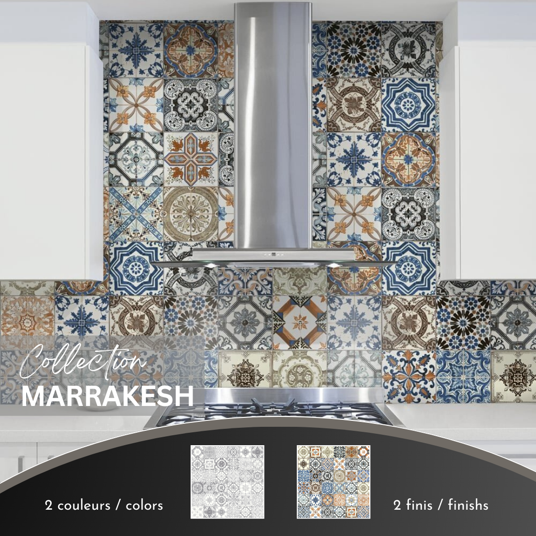 Marrakesh collection - moroccan pattern tile – Céramique l'entrepôt