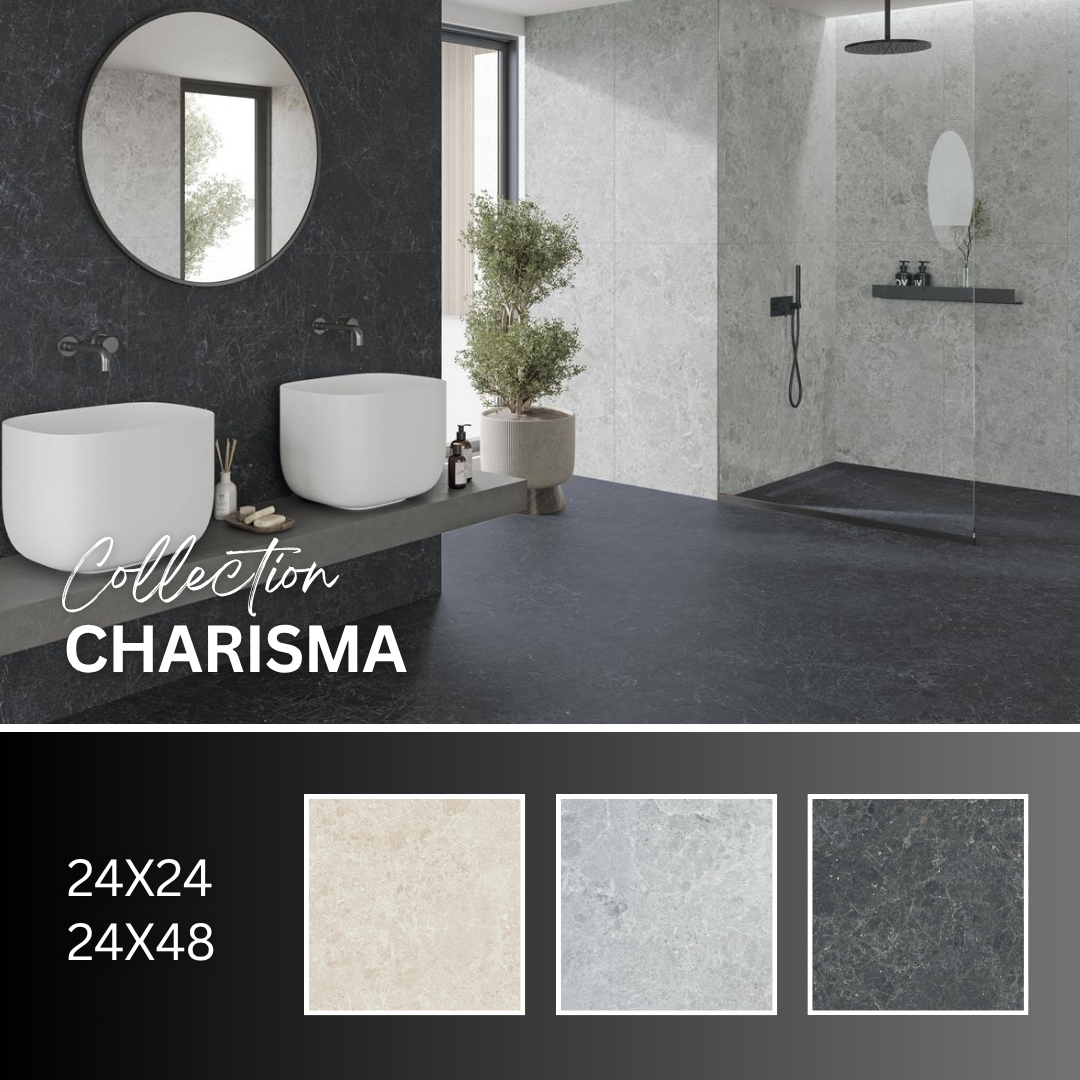 CHARISMA COLLECTION - CÉRAMIQUE EFFET PIERRE – Céramique l'Entrepôt